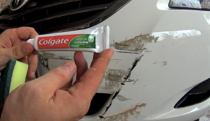 How to remove scratches from the car at home Using toothpaste | Grandma ...